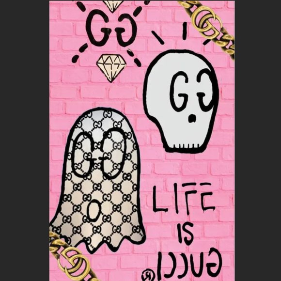 Art | Ghosting You Luxury Designer Pop Art 8 X 1 Paxx020 | Poshmark